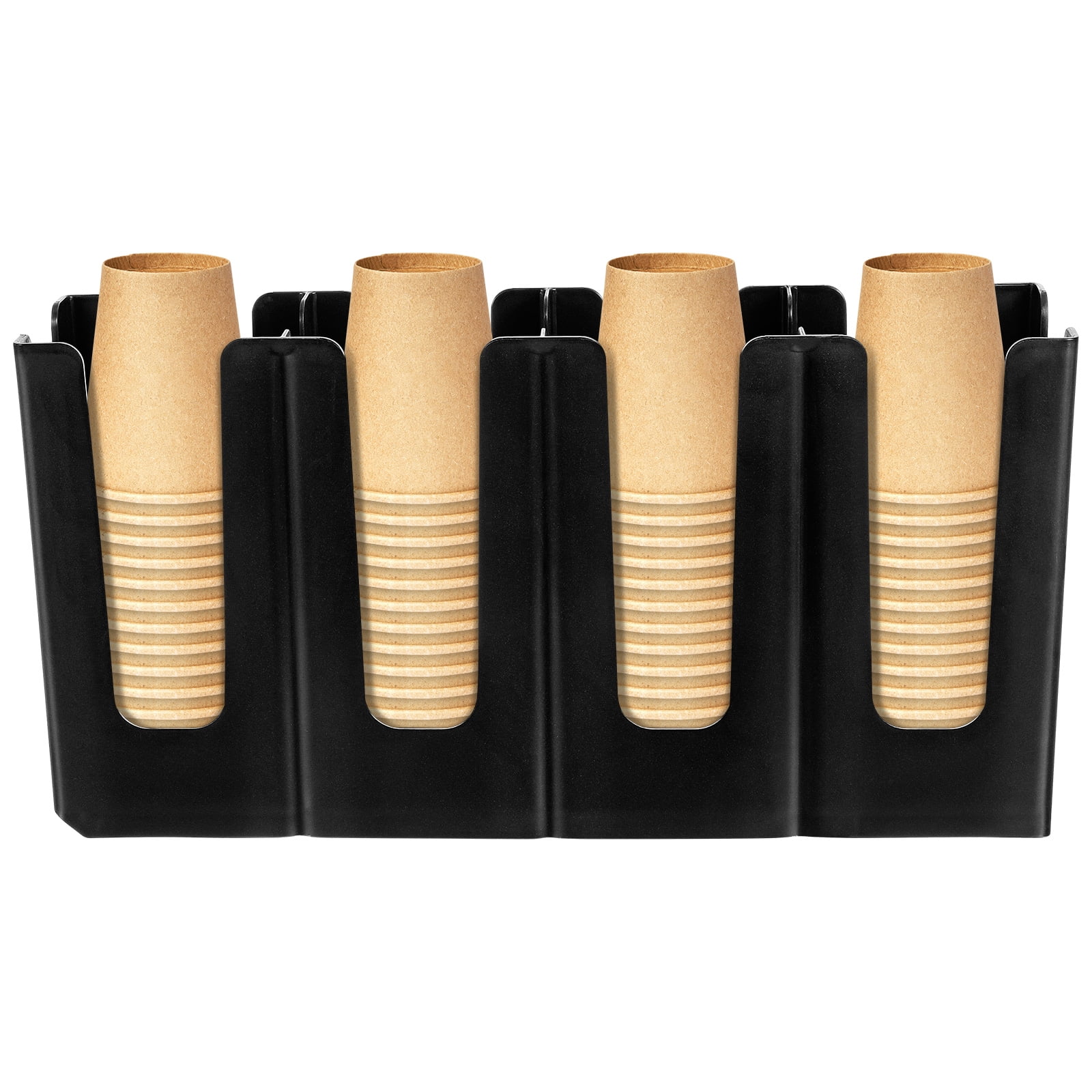 MEIBUTYUP 1Pc Practical Disposable Paper Cup Holder Black Plastic for ...