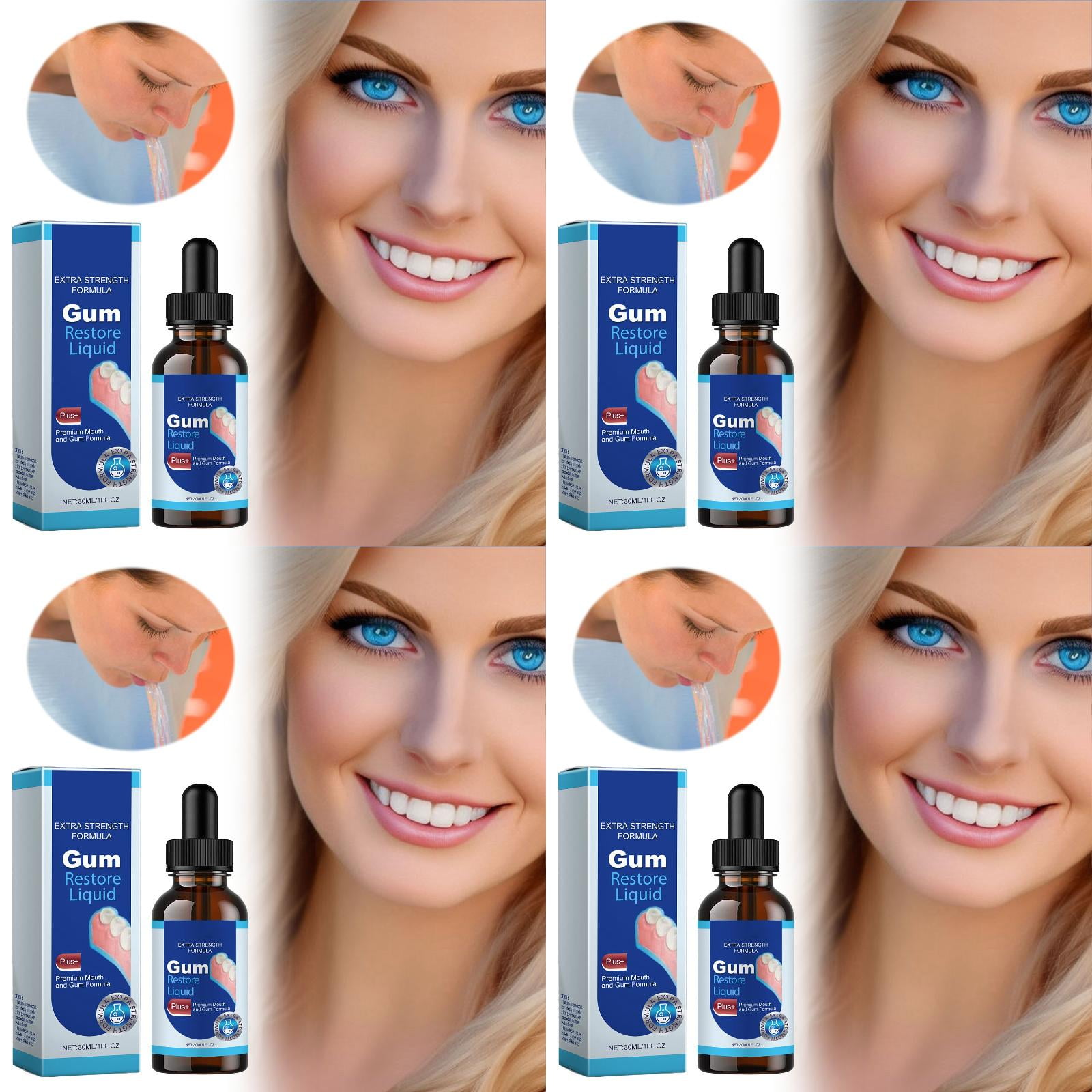 Mouthwash Helps Gums And Oral Health With Continuous Use 30ml 2PCS ...