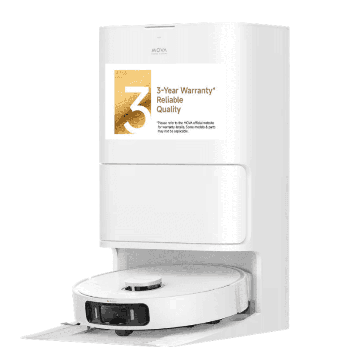 MOVA S20 Ultra Robot Vacuum Mop Cleaner,8.3KPa Suction,Hot Water ...
