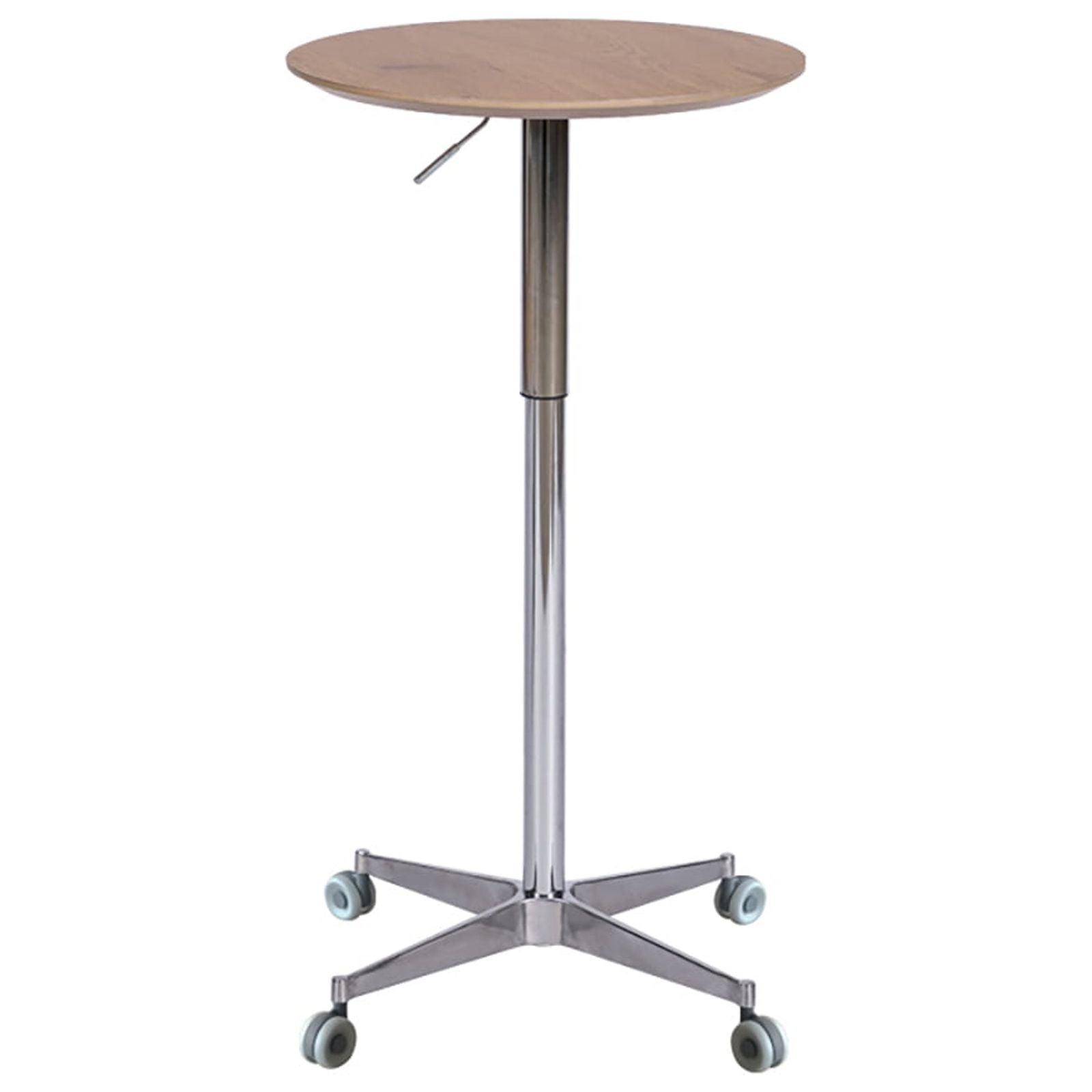 Movable Adjustable Bar Table, 360 Swivel Counter, Bar Height Aluminum ...