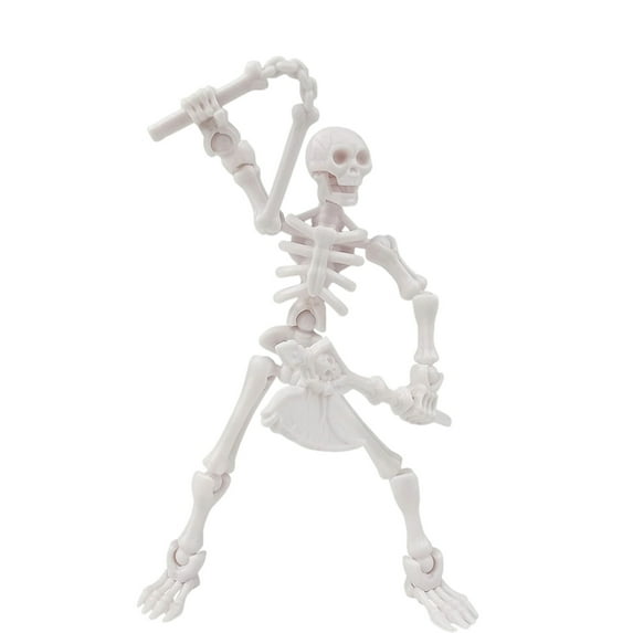Movable Articulated Skeleton Figure With Multiple Weapons For Custom ...