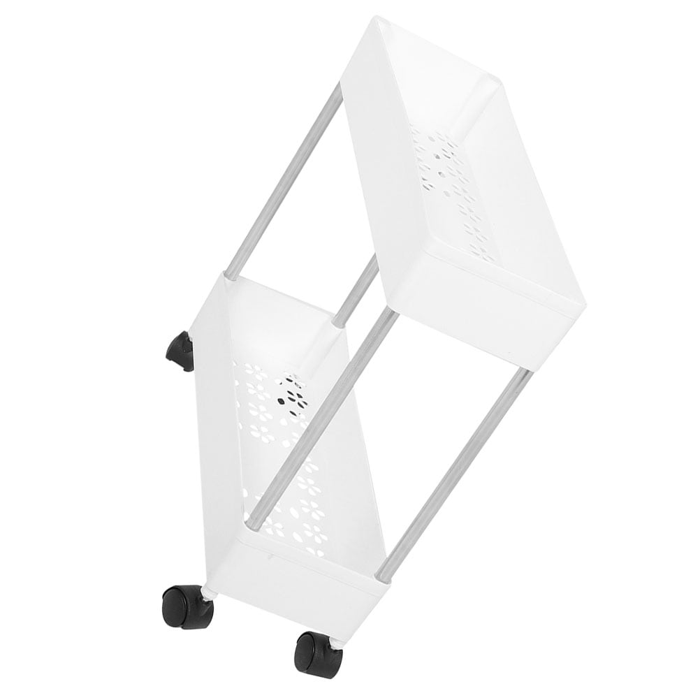 Movable Cart Rolling Cart Storage Trolley with Wheels Multi-Tier Wheels ...
