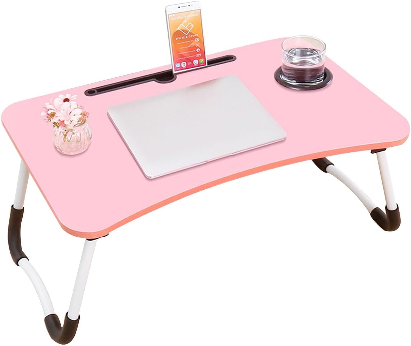 Movable Computer Desk (Pink) 🌸 - Modern Minimalist Dormitory Bedroom ...