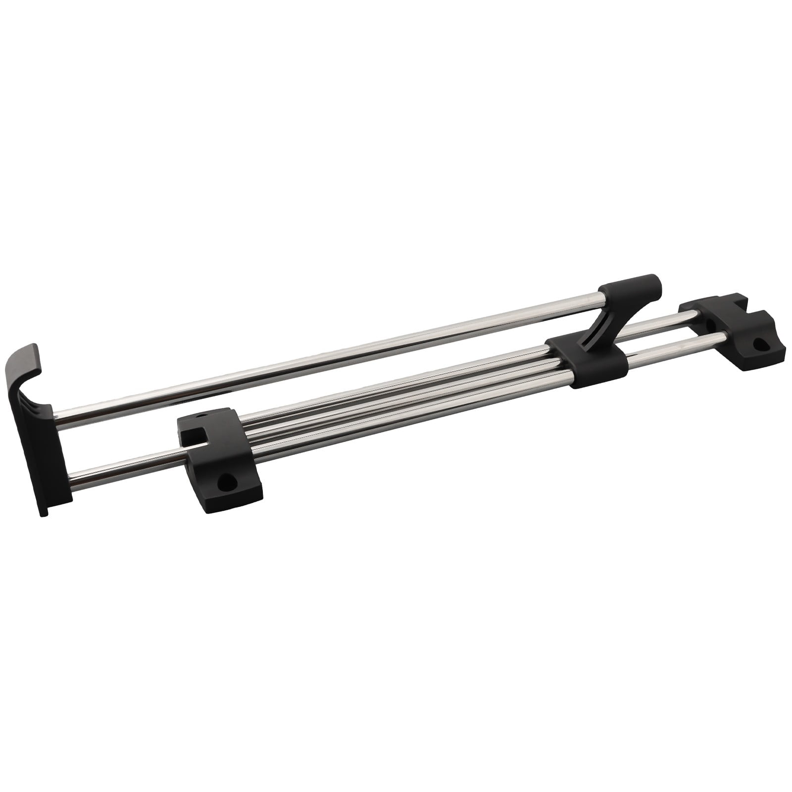 Movable Crossbar Clothes Hanger Top Mount Wardrobe Closet Rail Rod Cold ...