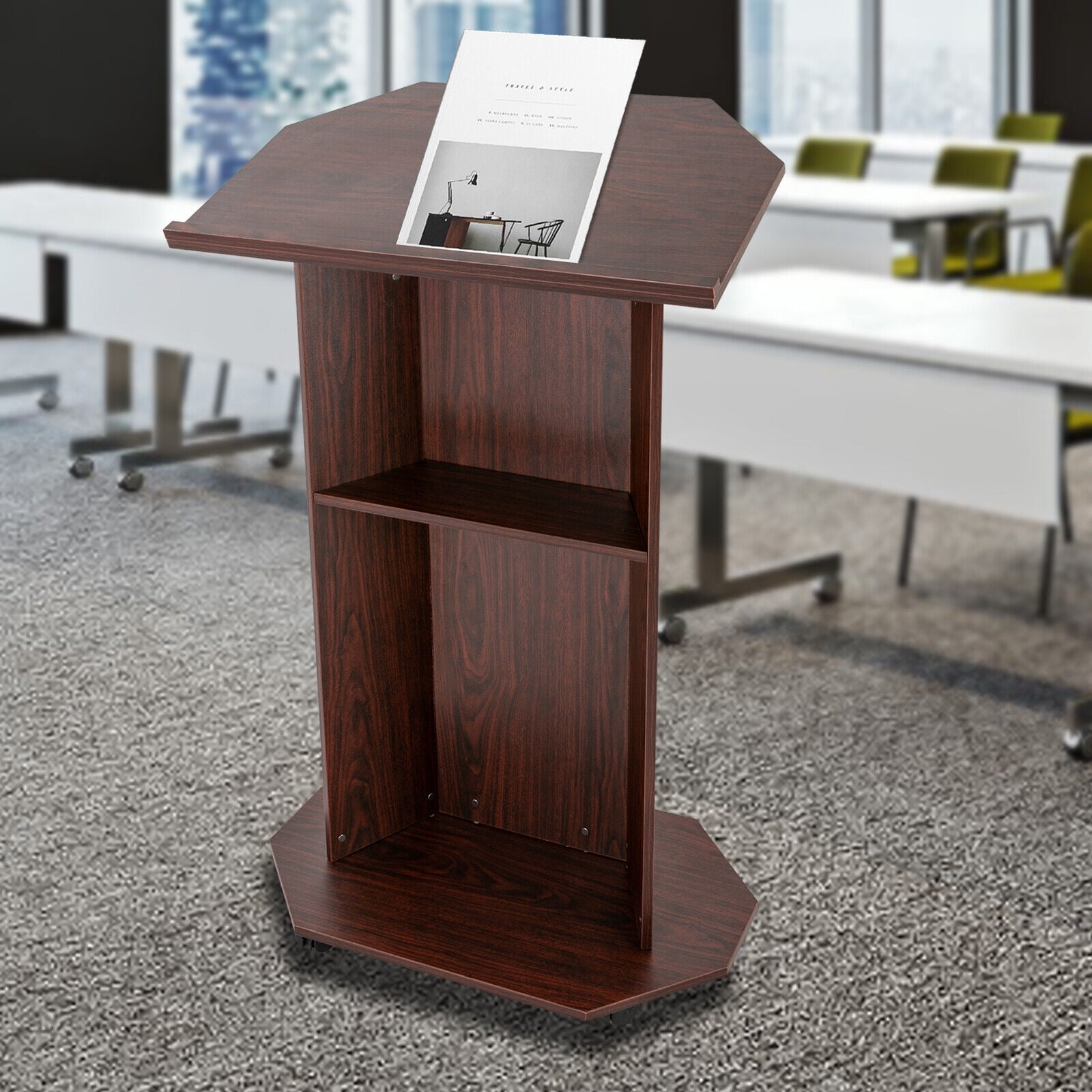 Movable Desk for Classroom Church Conference Presentation Stand ...