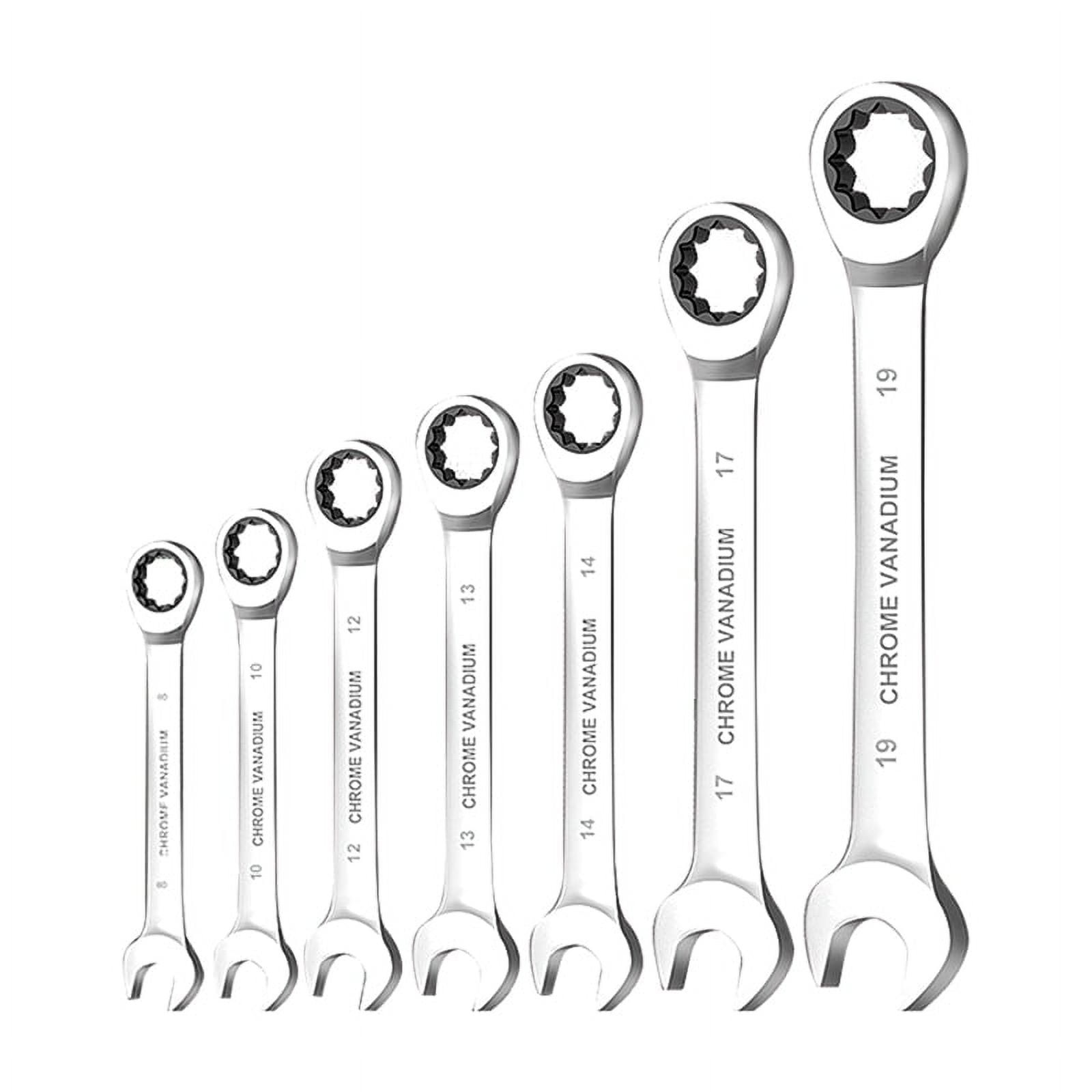 Movable- Dual-Purpose Open-Ended Ratchet Wrench Multi-Function Quick ...