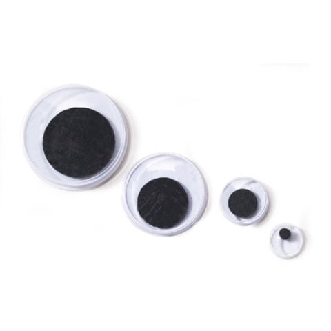 Movable Eye Black White assorted. Sizes 200 Piece Pack - Walmart.com