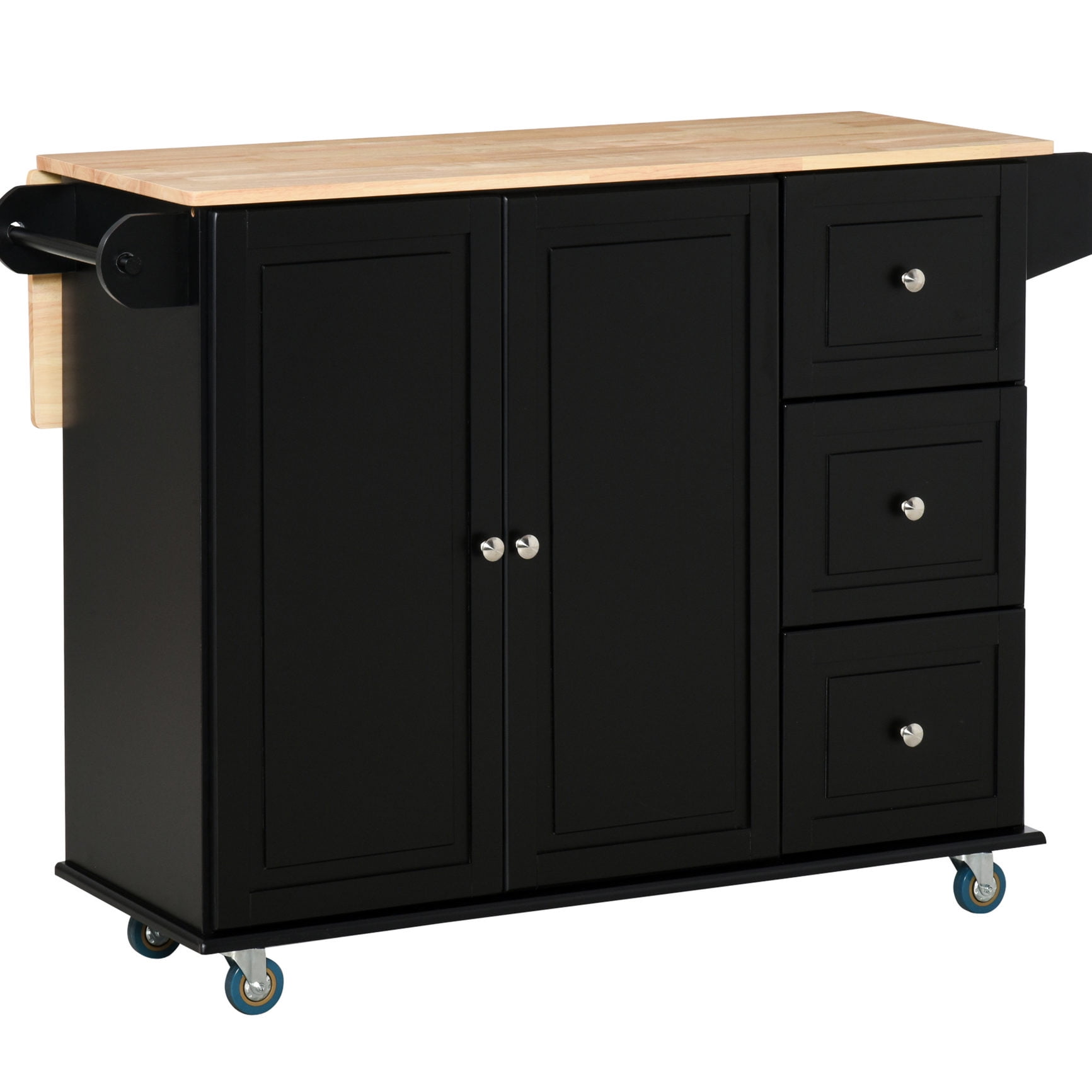 Movable Kitchen Island with Lockable Wheels / Great for Coffee and ...
