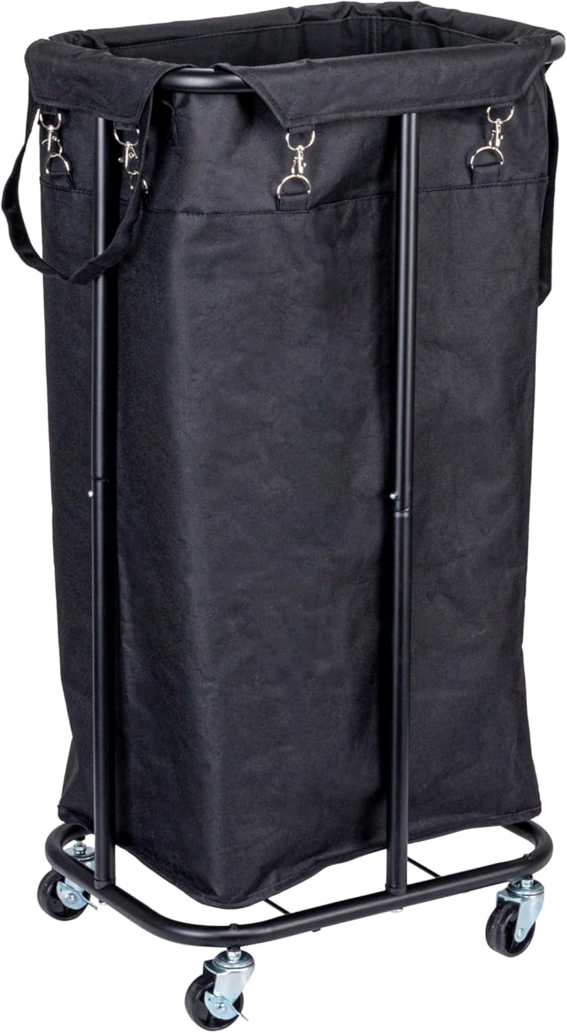 Movable Laundry Hamper, Black - Walmart.com