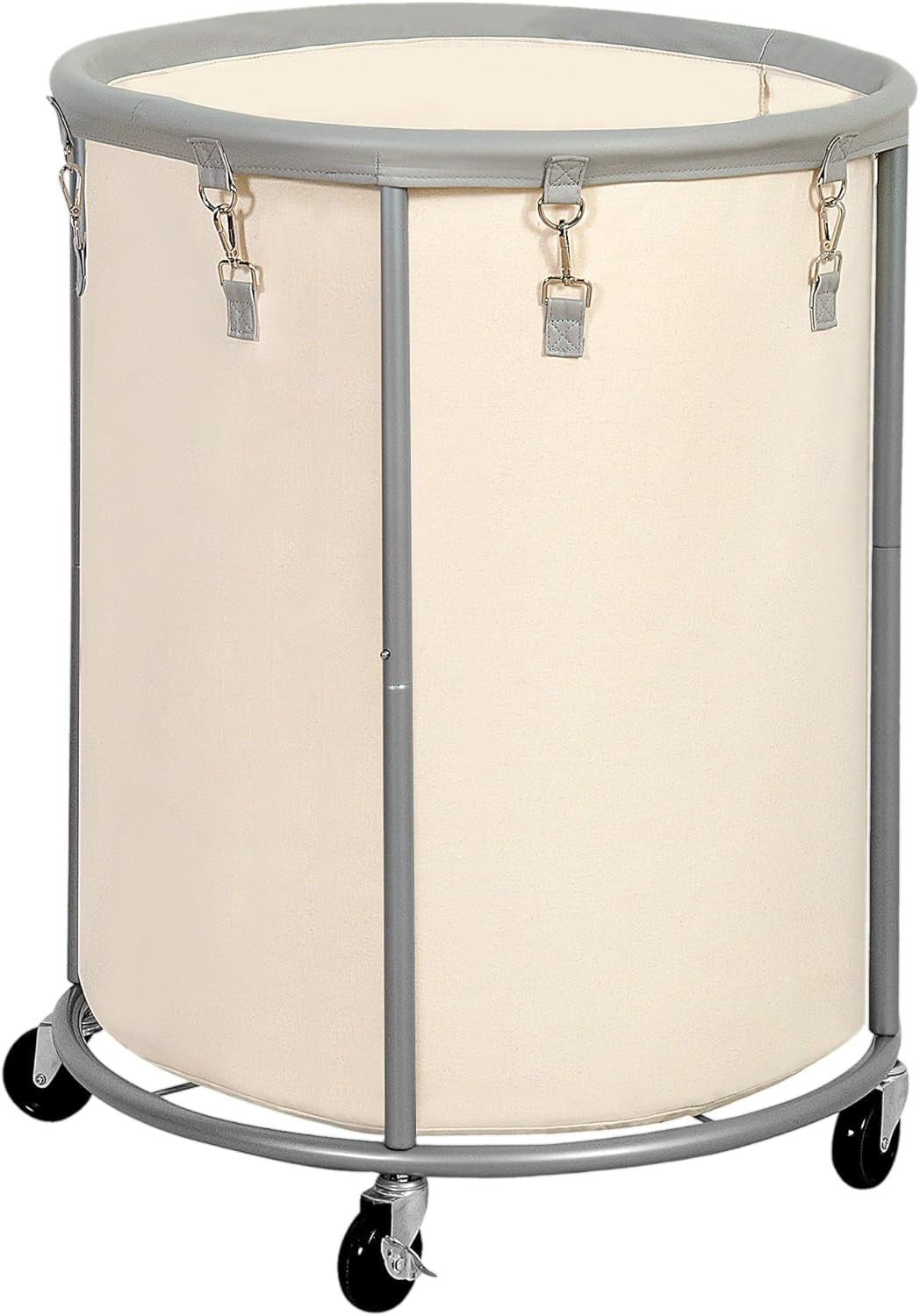 Movable Laundry Hamper featuring Wheels – 185L (48 Gallon) Extra ...