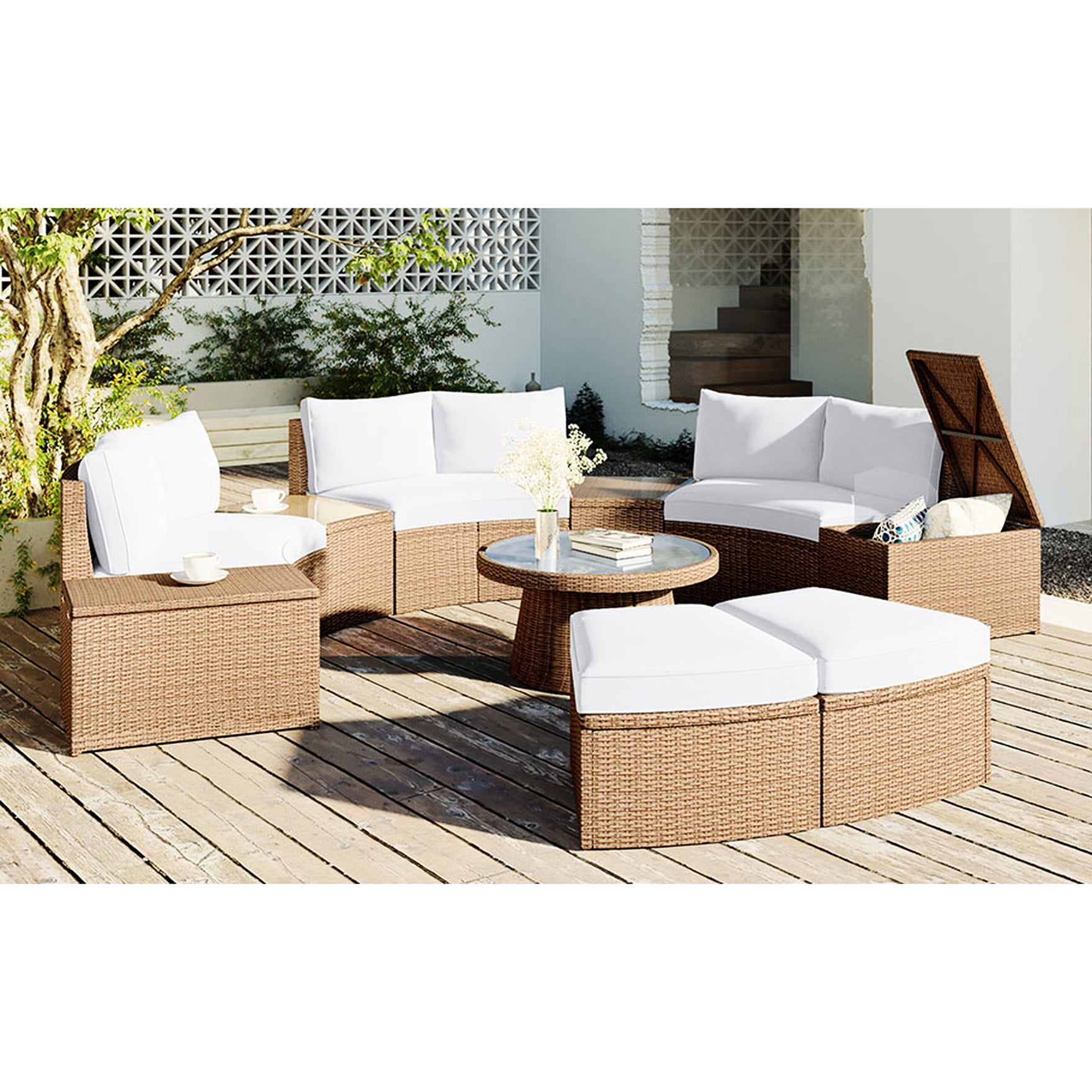 Movable Patio Set / Different Arrangement Combinations / High-Weight ...