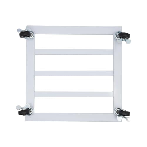 Movable Plant Caddy, 14/16 Inch Plant Stand Metal Square Plant Dolly ...