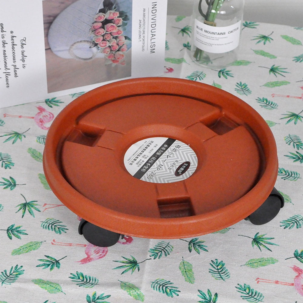 Movable Plant Stand Flower Pot Tray With Universal Wheel Heavy Duty ...