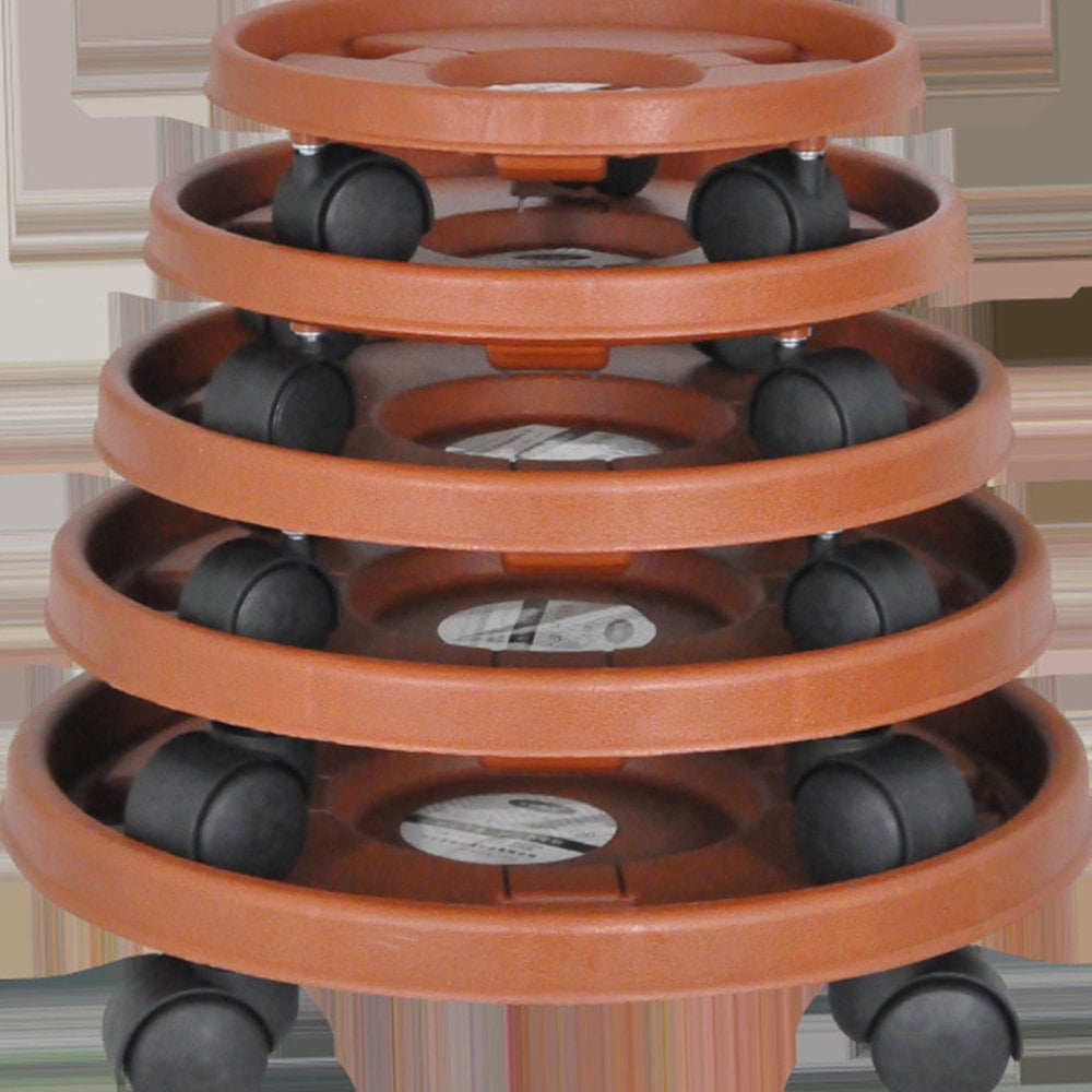 Movable Plant Stand Flower Pot Tray With Universal Wheel Heavy Duty ...