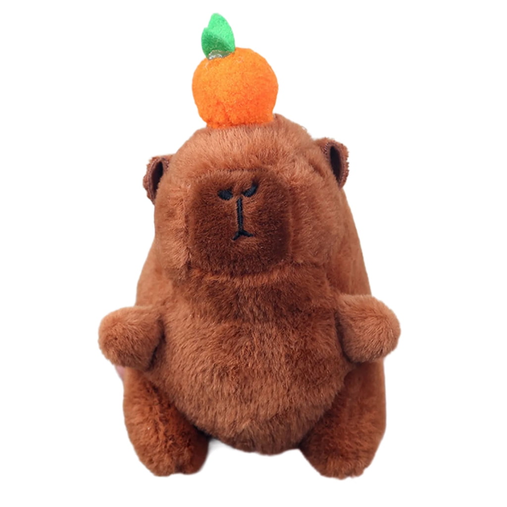 Movable Plush Capybara Keychains Pendant Car Keyring Backpack Bag Charm ...