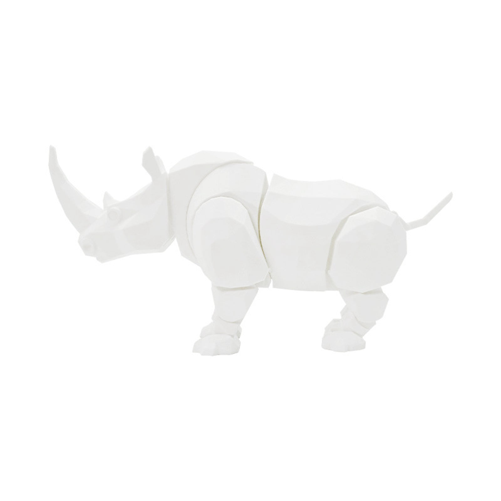 Movable Rhinoceros Desktop Decor, Poseable Animal Figure Toy, Kids ...