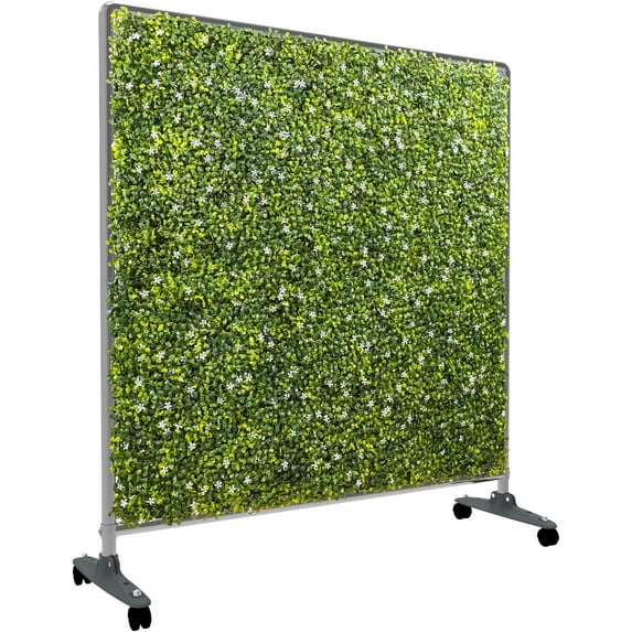Movable Room Divider 40" H x 40" W Faux Greenery Hedge Wall, Artificial ...
