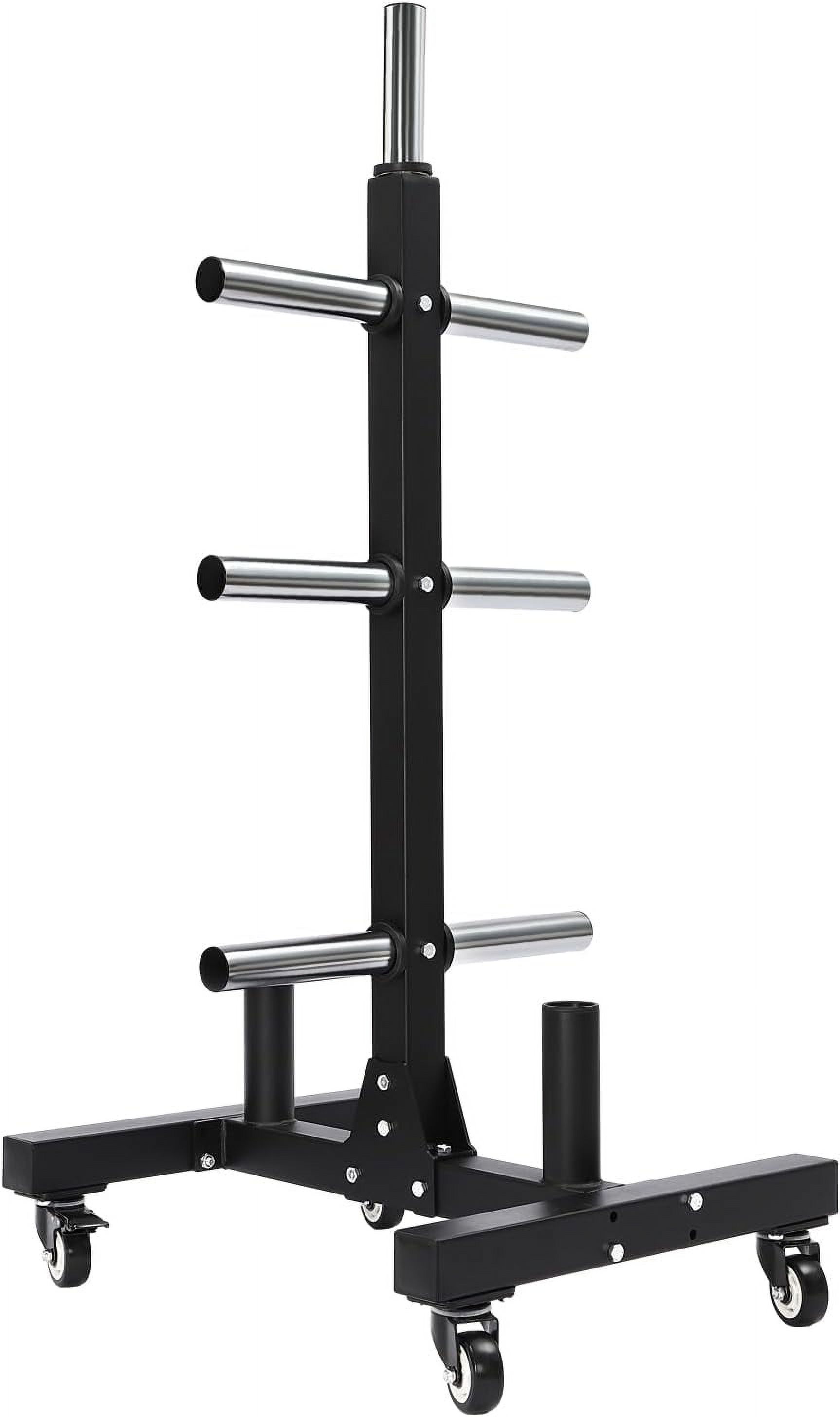 Movable Weight Plate Dumbbell Rack Storage Tree Steel 57inch 1100lbs ...