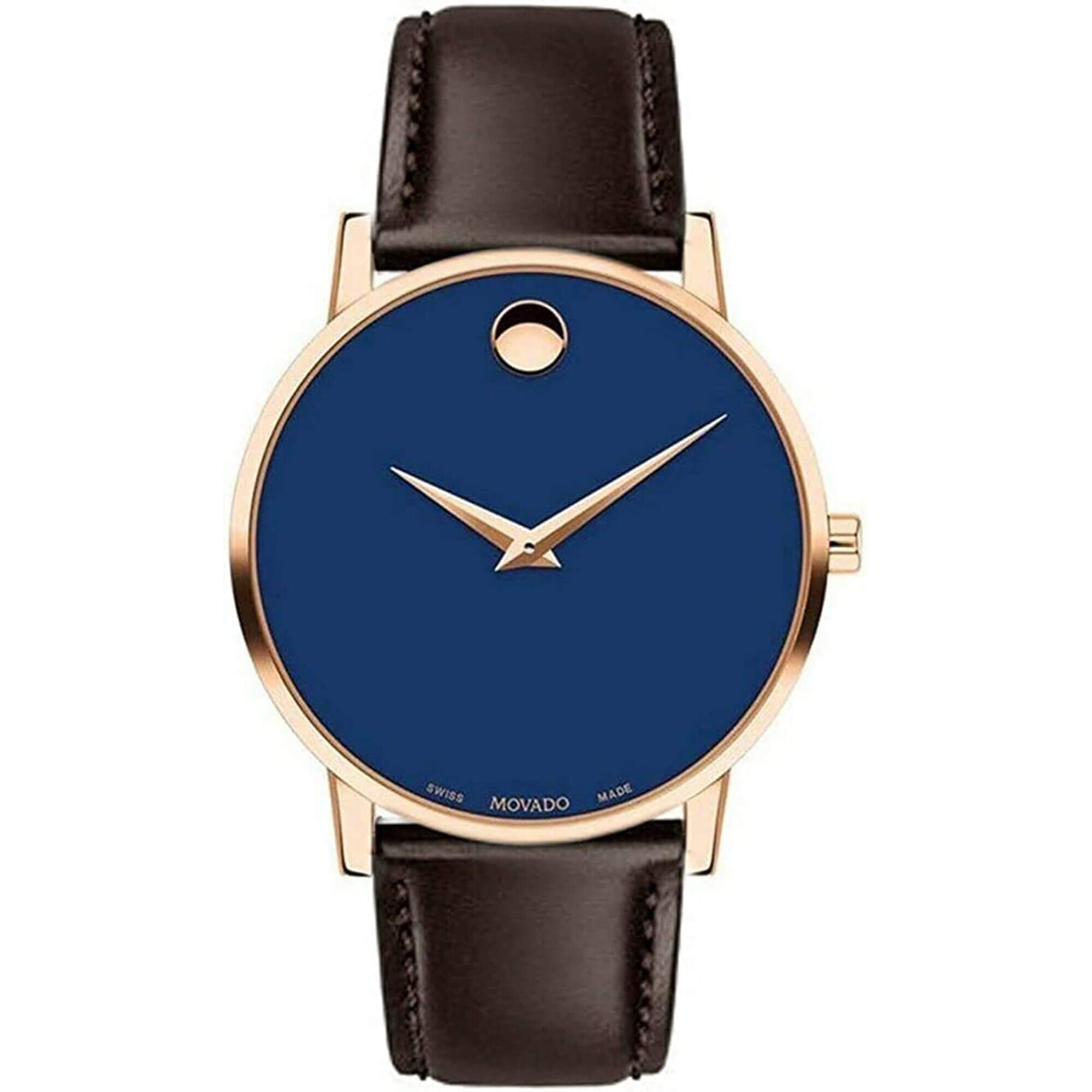 Movado Men's Museum Classic Quartz Watch, Gold Plated Stainless-Steel ...