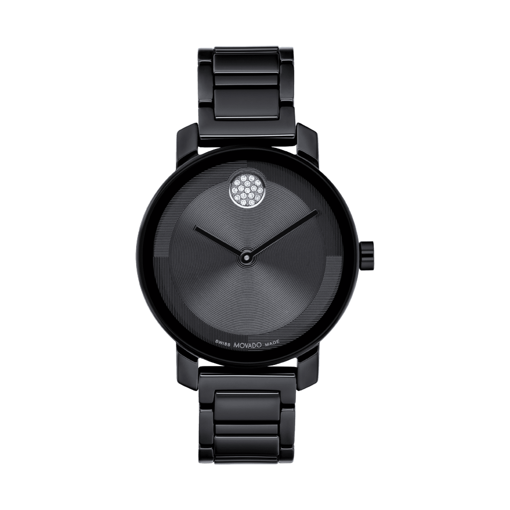 Movado Bold Black Dial Ceramic Ladies Watch 3600803 - Walmart.com