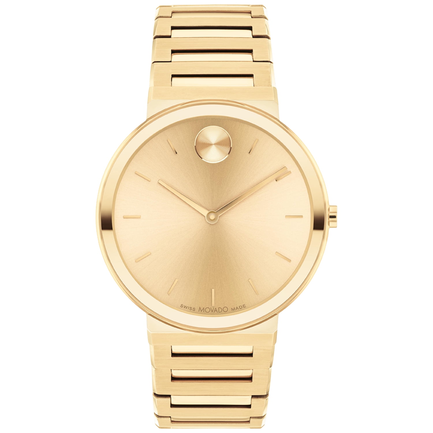 Movado Bold Horizon Gold-Tone Unisex Watch - Walmart.com