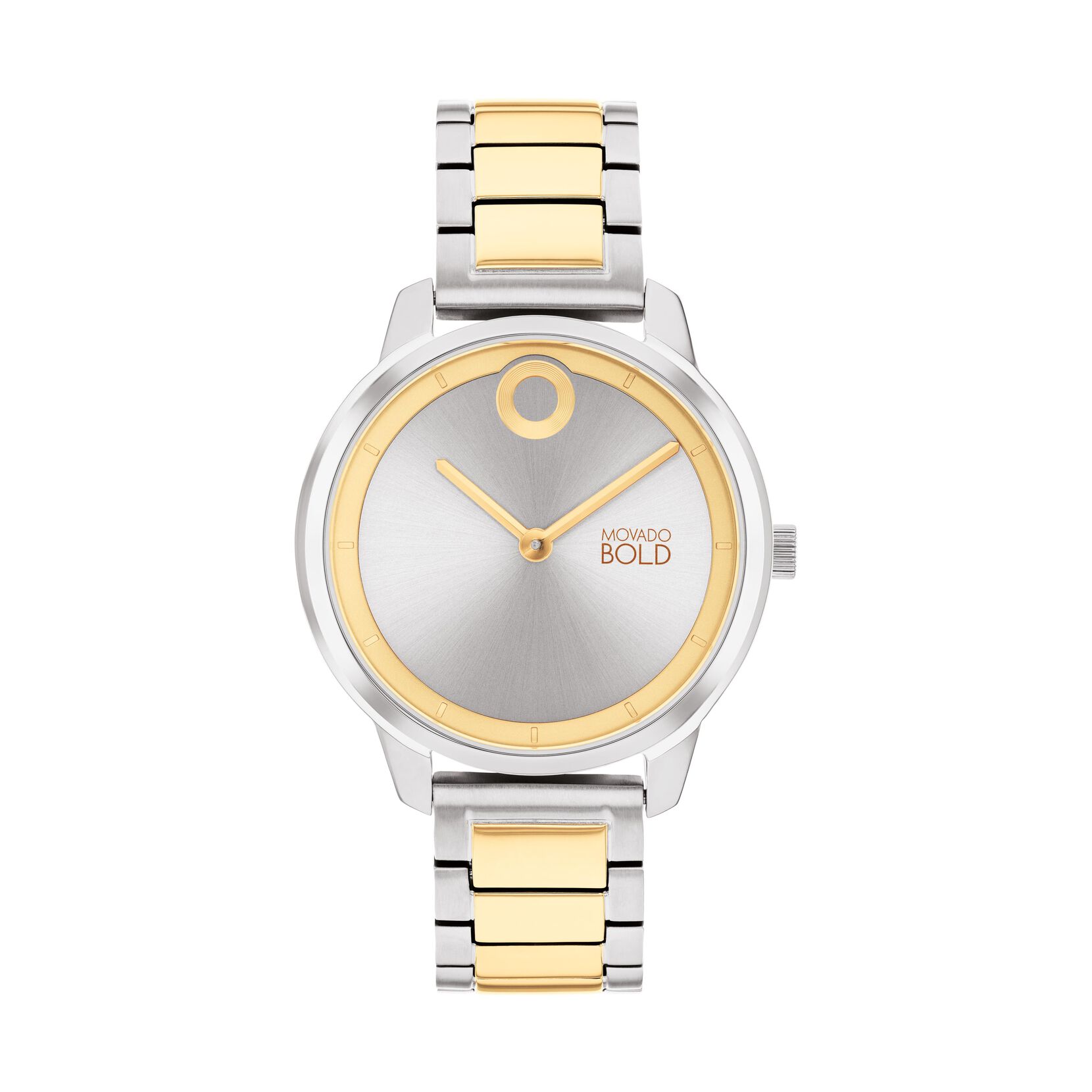 Movado Bold Trend 3600988 Two-Tone Silver/Gold Stainless Steel Women's ...