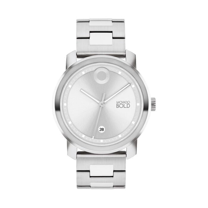 Movado Bold Trend Propel 3600987 Silver Dial Stainless Steel 36MM Women ...
