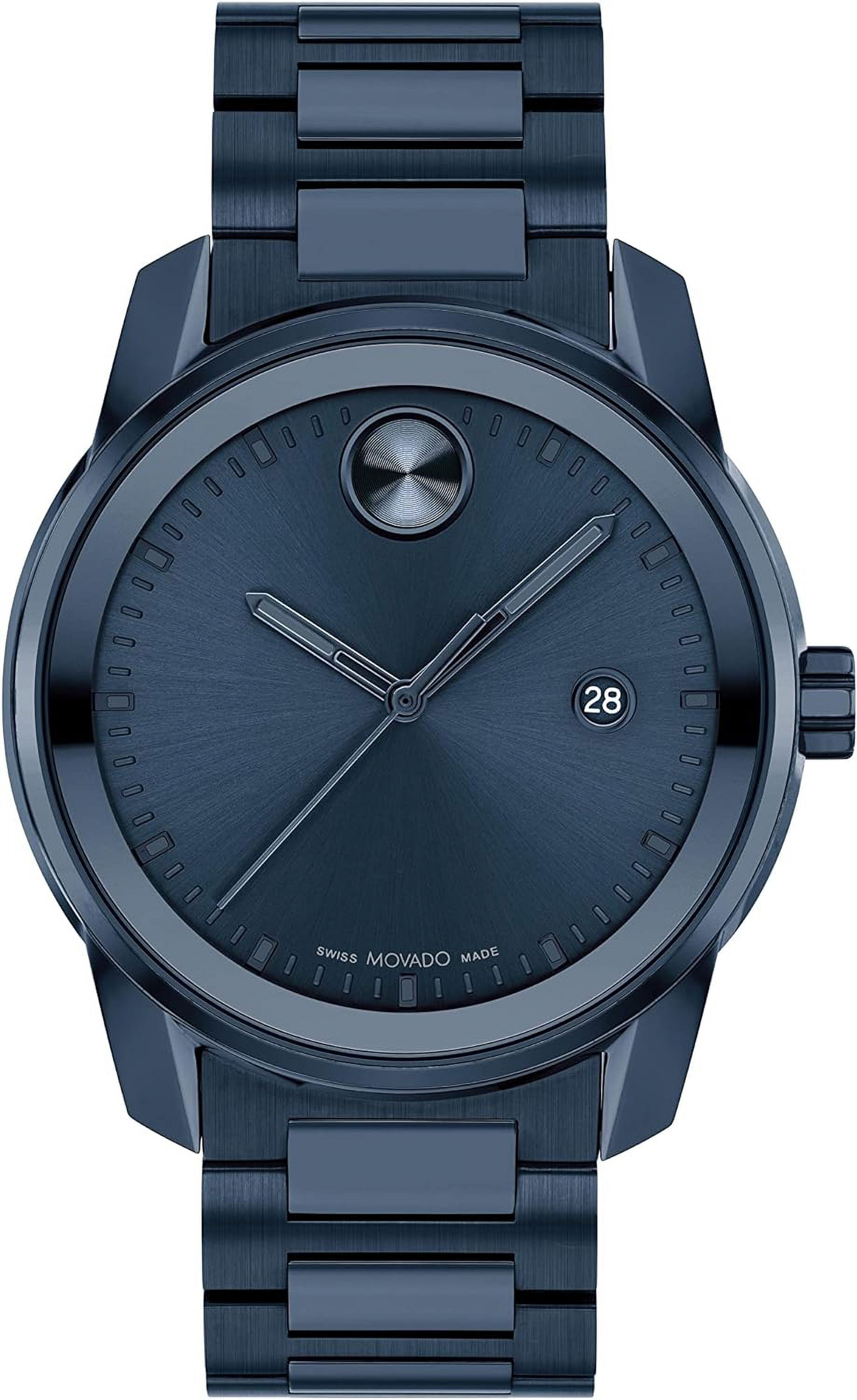 Movado Bold Verso Blue-Ion Mens Watch - Walmart.com