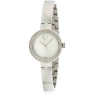 Movado Sapphire Diamond Swiss Quartz Women's Watch, Polished Stainless ...