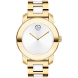 Authentic Movado Bold Yellow Gold Plated Steel Women's Fashion Watch ...