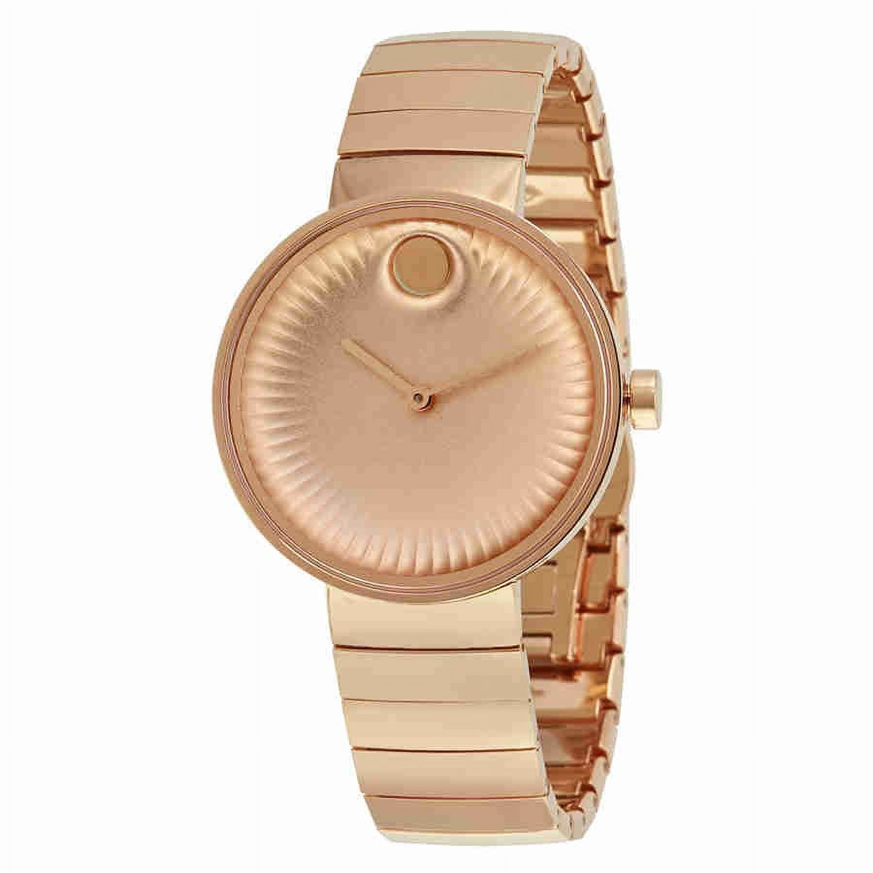 Movado Edge Rose gold Dial Watch - 3680013 - Walmart.com