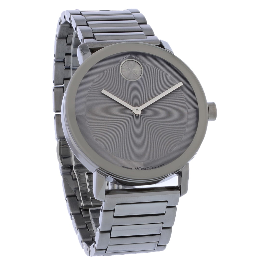 Movado Evolution 2.0 Series Men's Grey ION PVD Stainless Quartz Watch ...