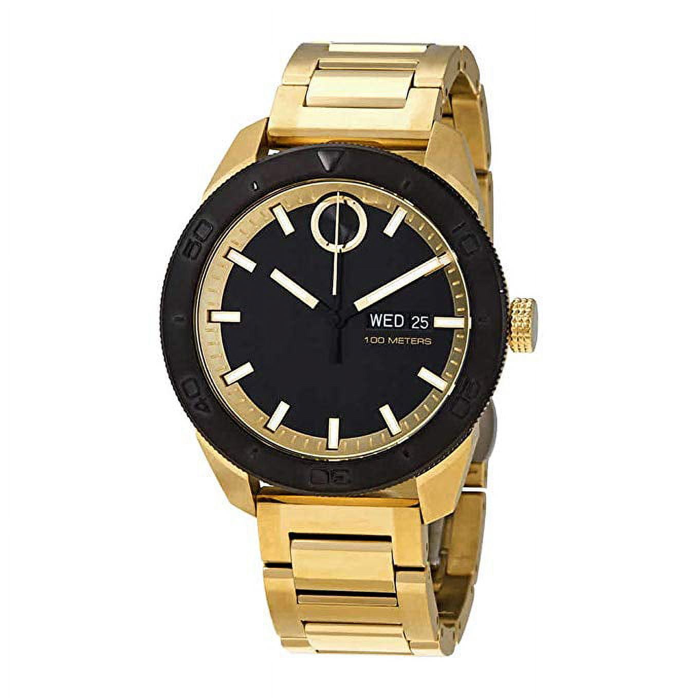 Movado Men's Bold Large Dialed Analog Quartz 43mm Watch 3600605 ...