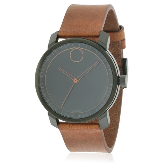 Movado Men's Bold Mid-Sized Analog Leather 41mm Watch 3600489 - Walmart.com