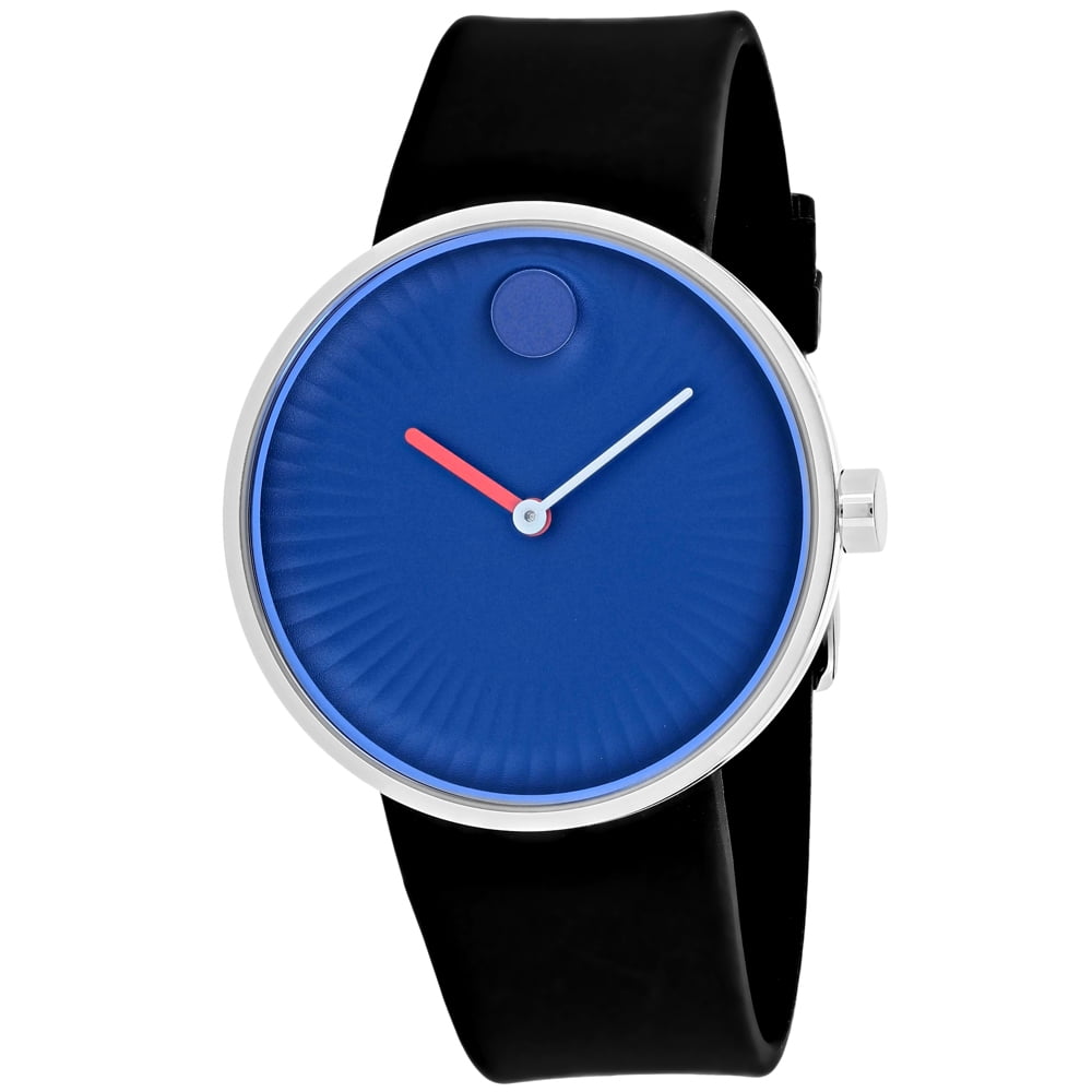 Movado Men's Edge Blue Dial Watch - 3680004 - Walmart.com