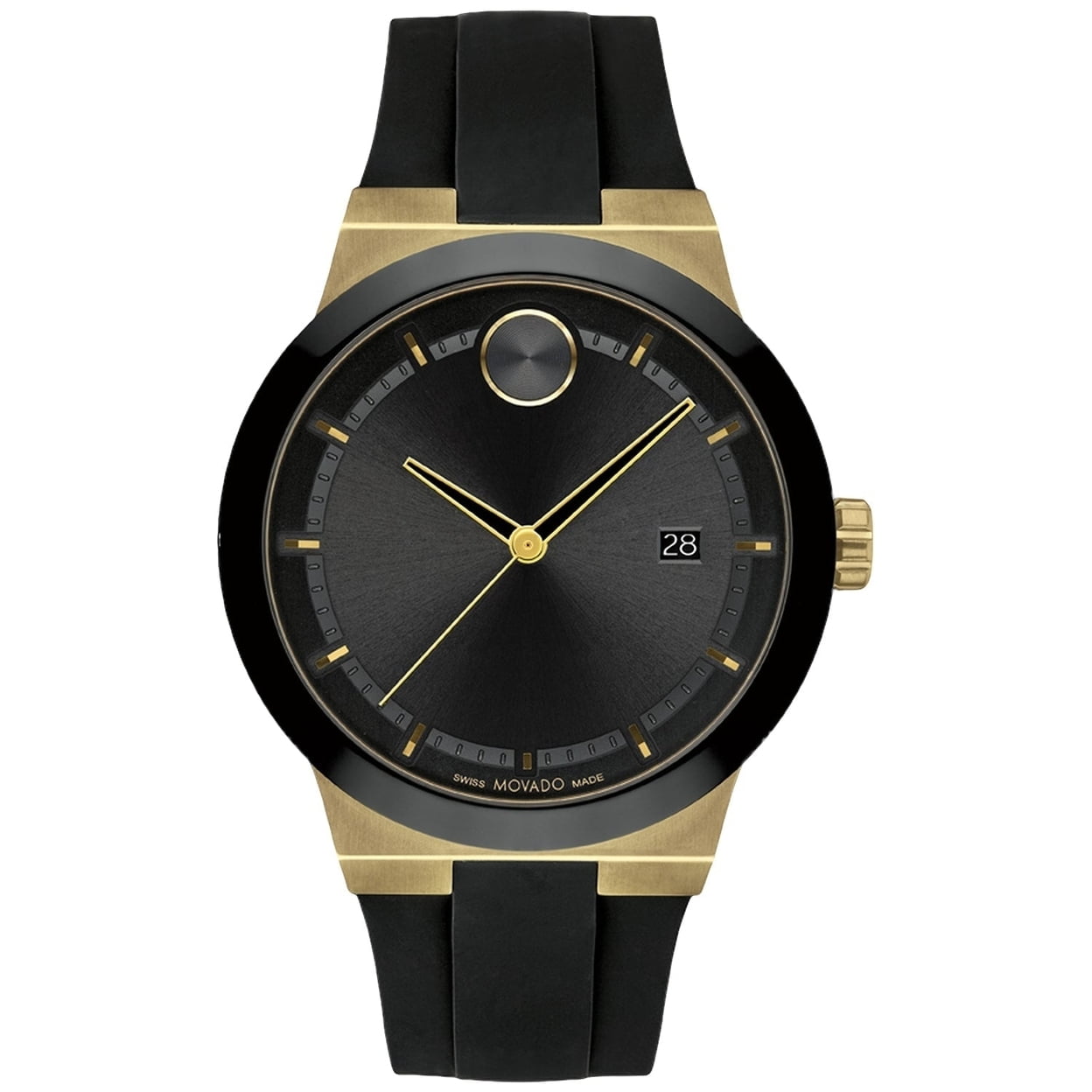 Movado Mens Bold Black Dial Watch - 3600850 - Walmart.com