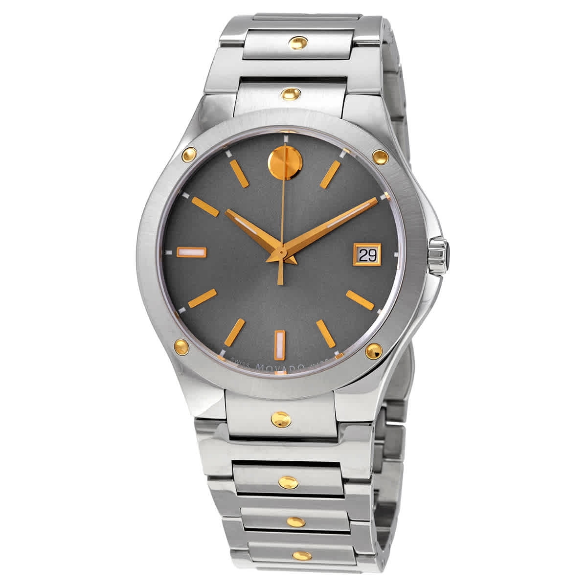 Movado Quartz Grey Sunray Dial Men's Watch 0607514 - Walmart.com