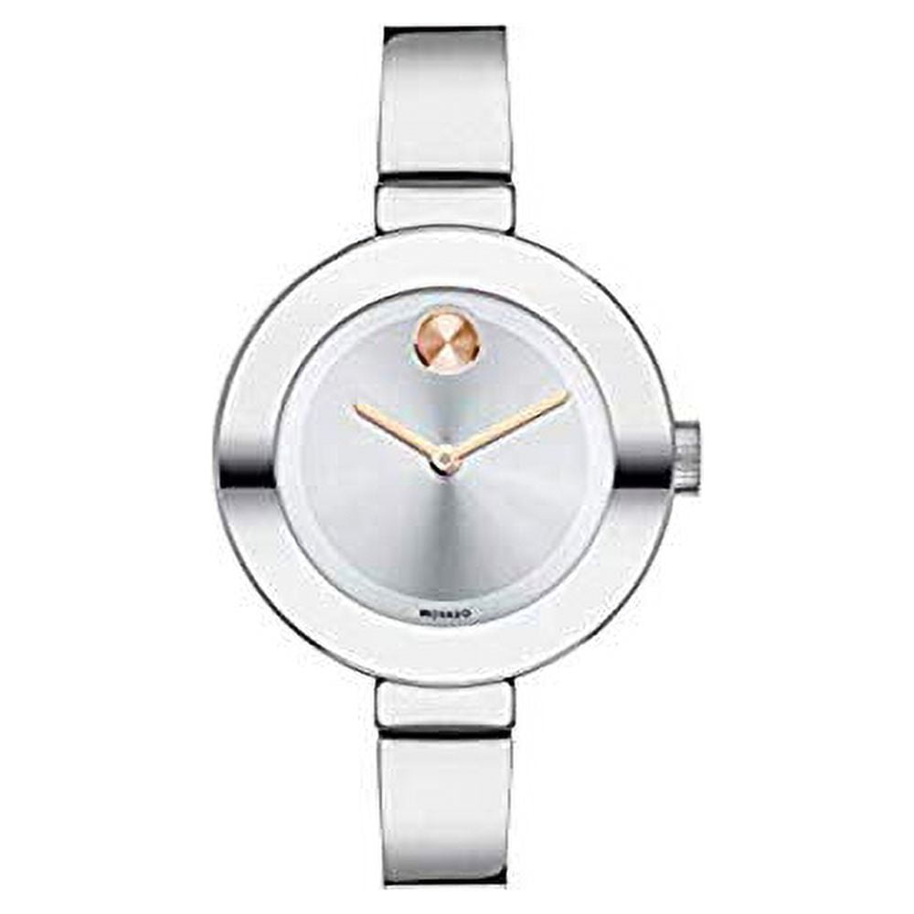 Movado Women's Bold 3600194 Silver Stainless-Steel Swiss Quartz Watch ...