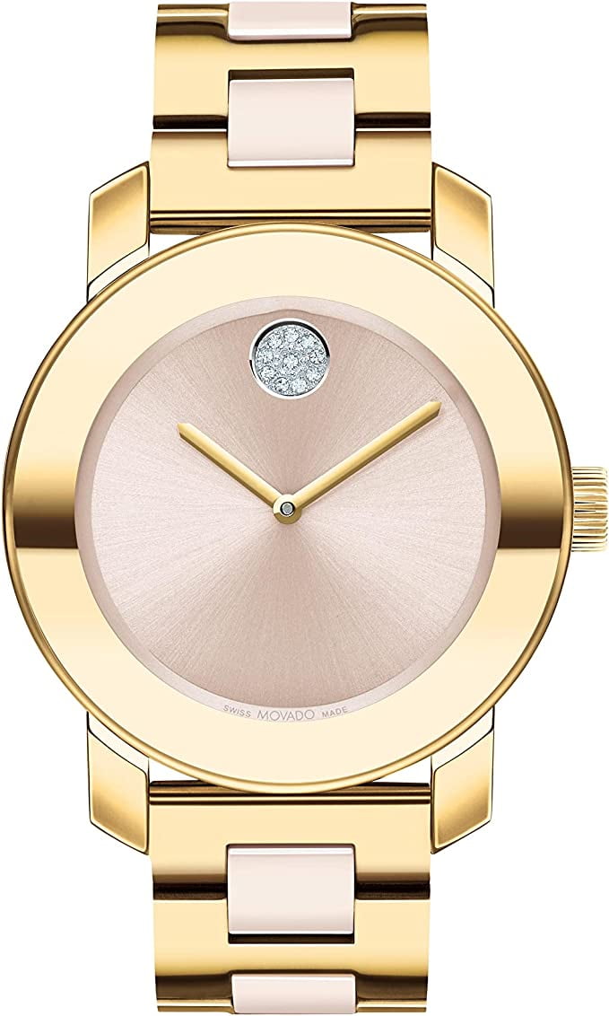 Movado BOLD Women's Composed Style Swiss Quartz Watch with Beige ...