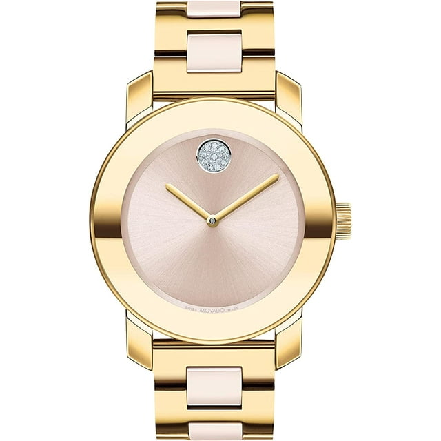 Movado BOLD Women's Composed Style Swiss Quartz Watch with Beige ...