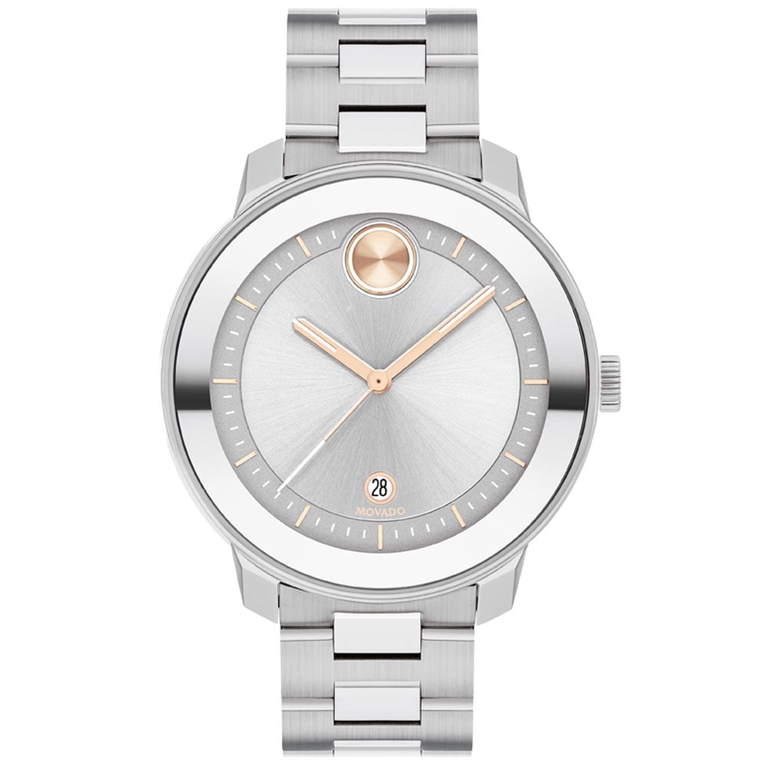 Movado Women's Bold Verso Silver Dial Watch - Walmart.com