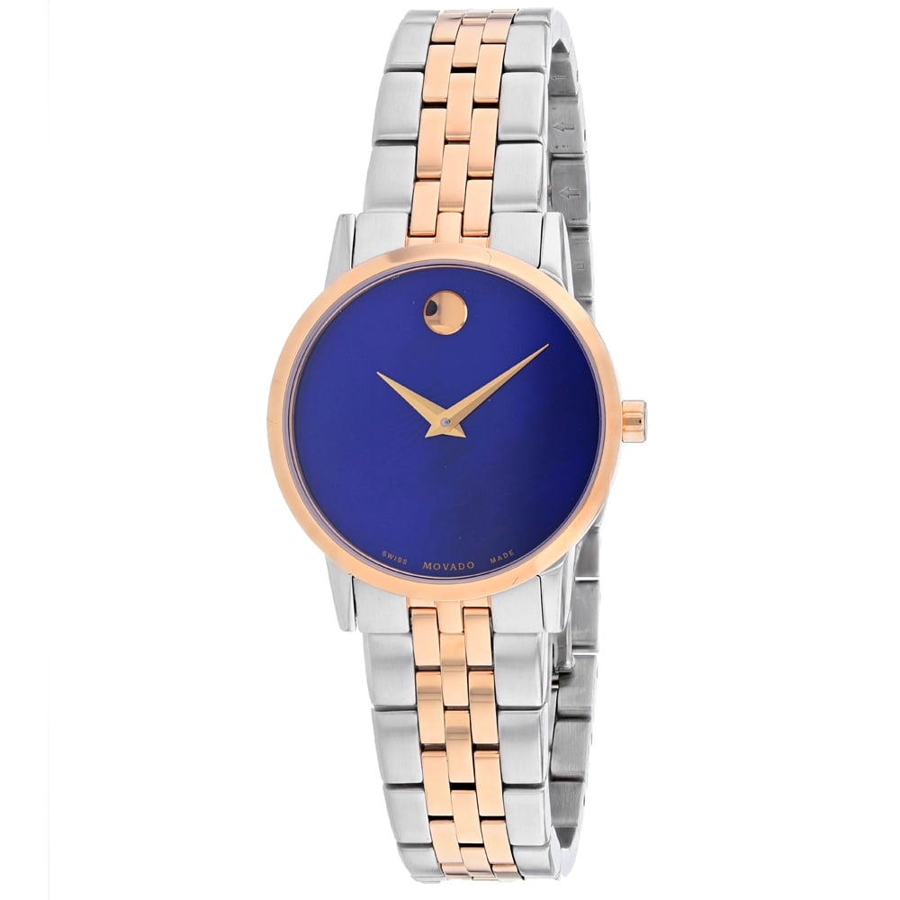 Movado Women's Museum Blue Dial Watch - 607268 - Walmart.com