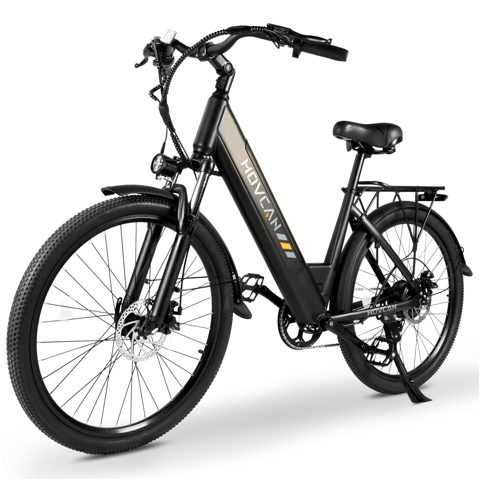 Movcan 26" Tires Adult Electric Bike, 750W Electric Commuter Bicycle ...