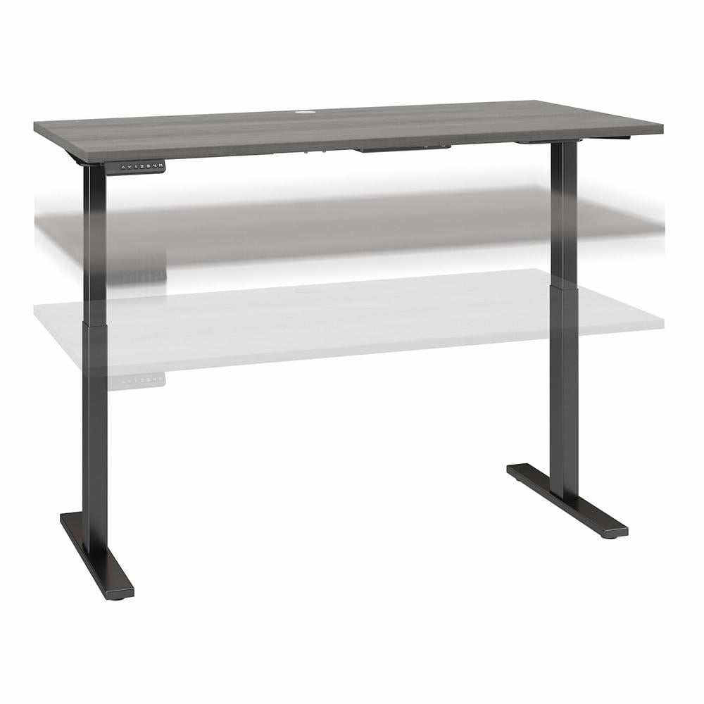 Move 60 Series 60W Adjustable Standing Desk in Platinum Gray ...