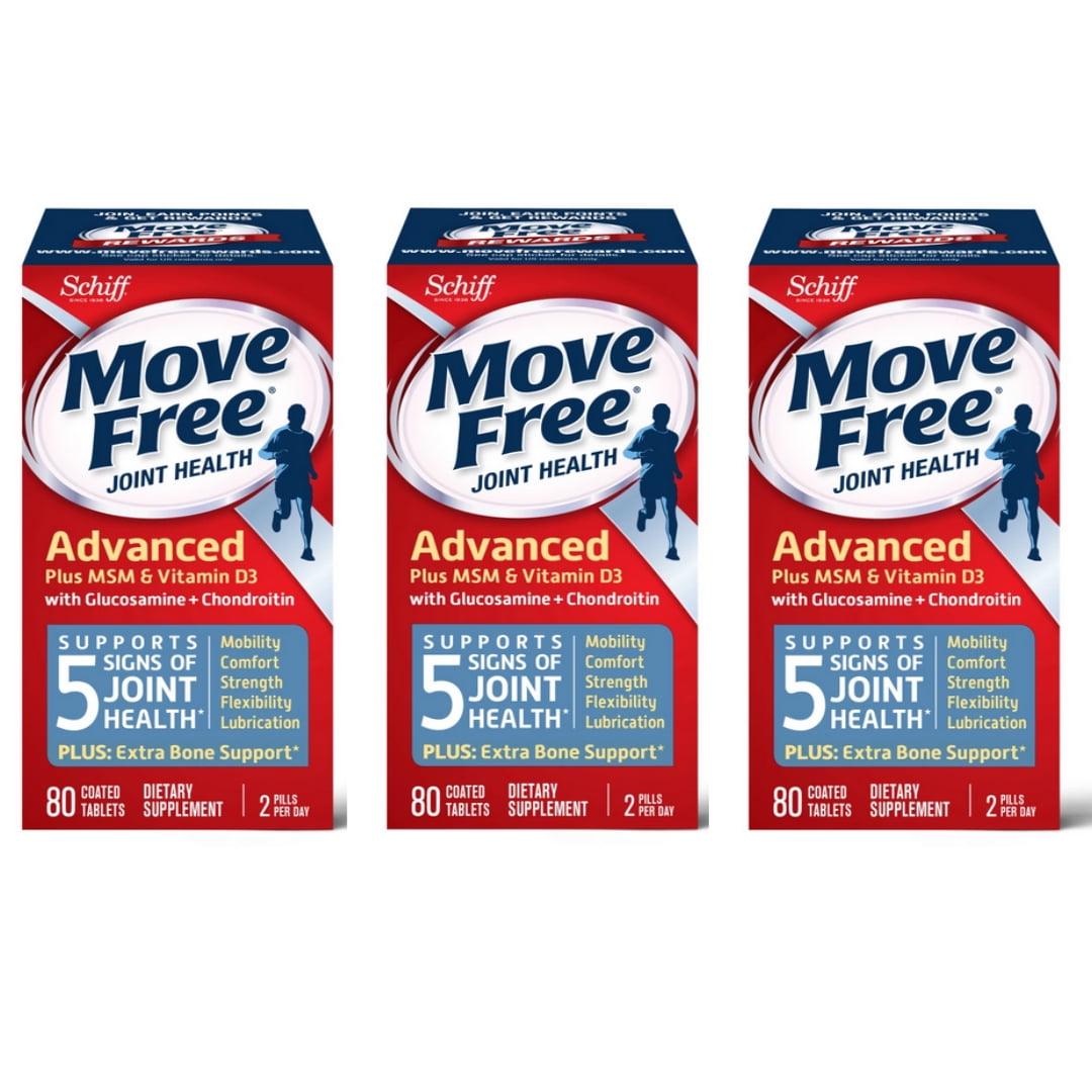 Move Free Triple Strength Glucosamine Chondroitin and Hyaluronic Acid ...