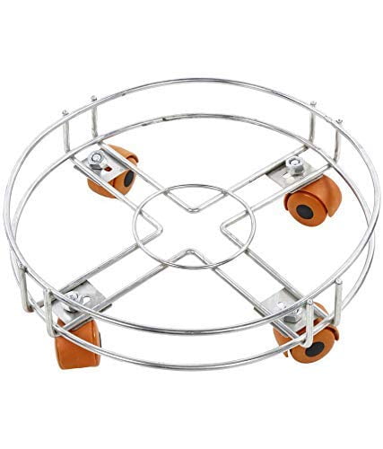 Move Freely Stainless Steel LPG Cylinder Stand LPG Gas Cylinder Trolley ...