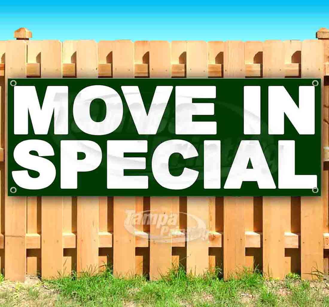 Move In Special 13 oz Vinyl Banner With Metal Grommets - Walmart ...