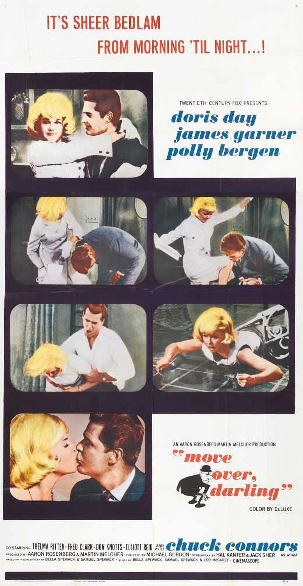 Move Over Darling - movie POSTER (Style B) (27" x 40") (1964) - Walmart.com