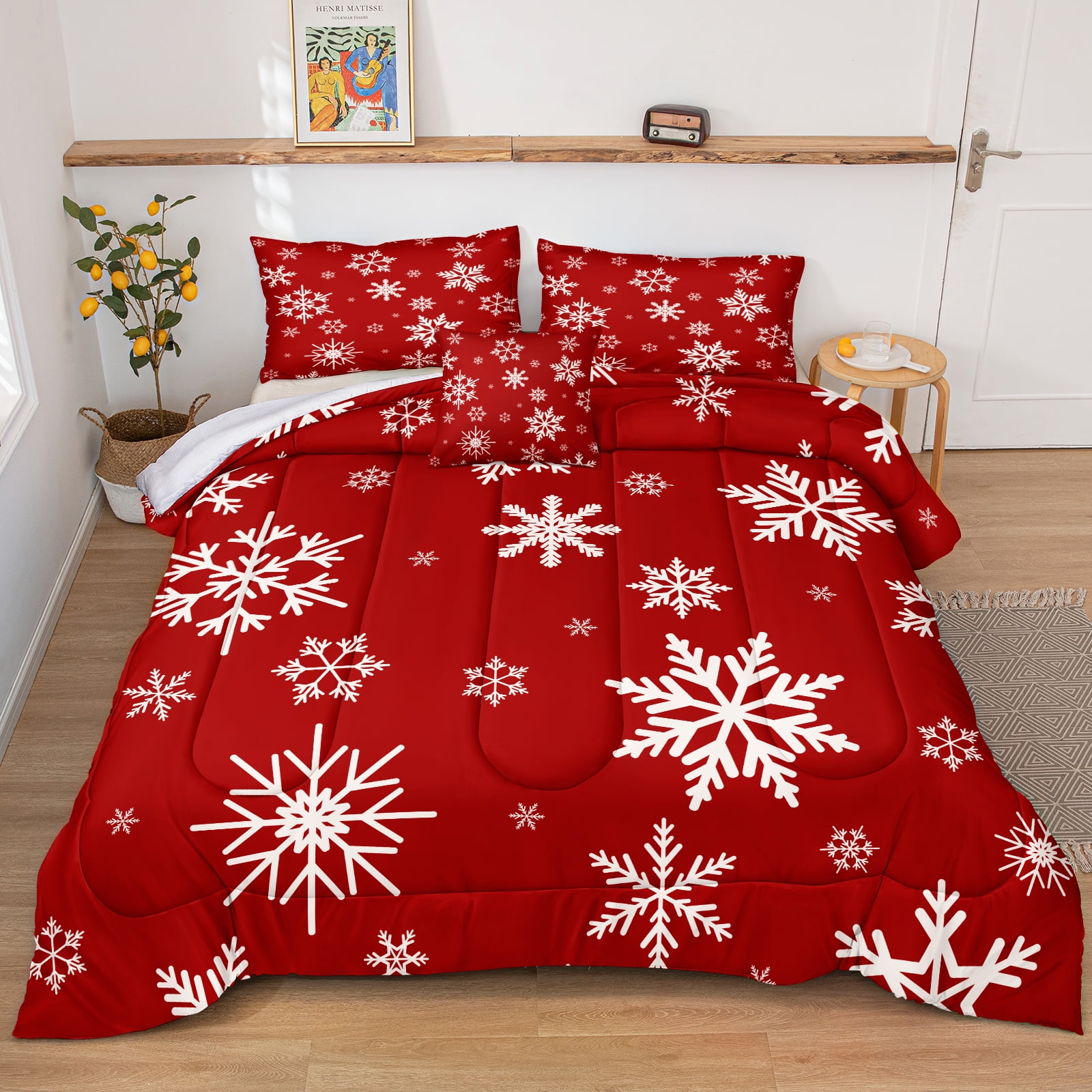 Holiday Xmas Winter, Move Over Red Christmas Comforter Set King ...