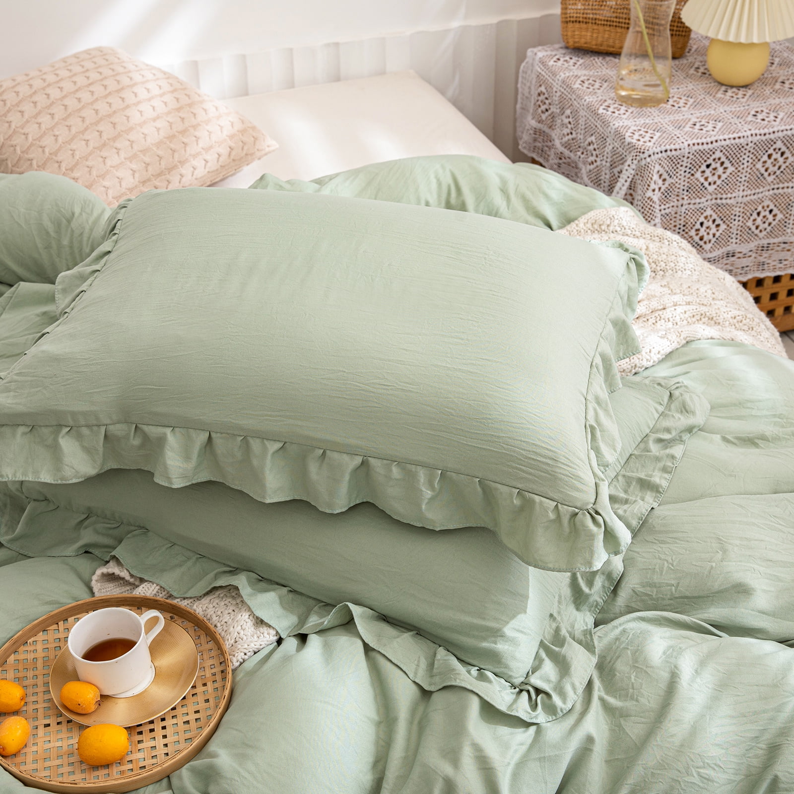 Sage Green Pillow Shams